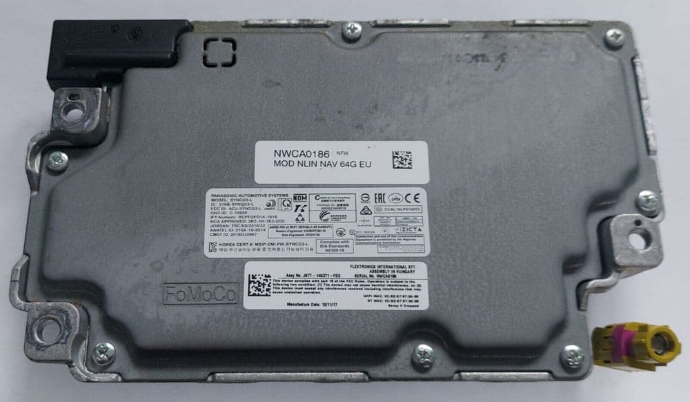 GENUINE FORD FOCUS MK3 SYNC 3 SAT NAV CONTROL MODULE JS7T-14G371-FDC ...