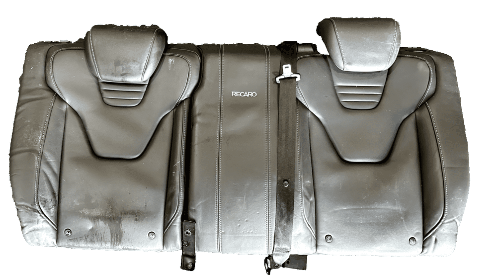 GENUINE FORD FOCUS ST MK3 RECARO LEATHER REAR UPRIGHT UPPER SEAT 2011 ...