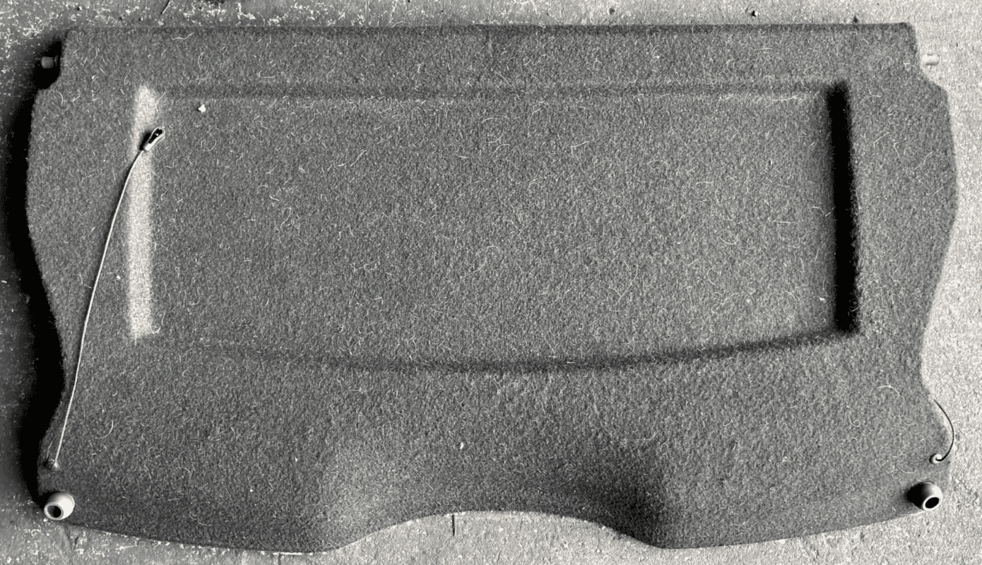 GENUINE FORD FUSION REAR BACK BOOT PARCEL SHELF LOAD COVER BLACK 2002 ...