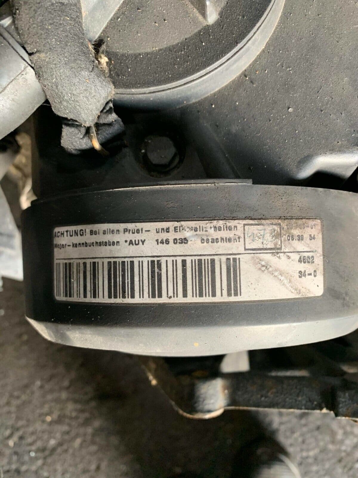 GENUINE FORD GALAXY MK2 1 9 TDi DIESEL AUY ENGINE MOTOR 115BHP 2000 - 2006