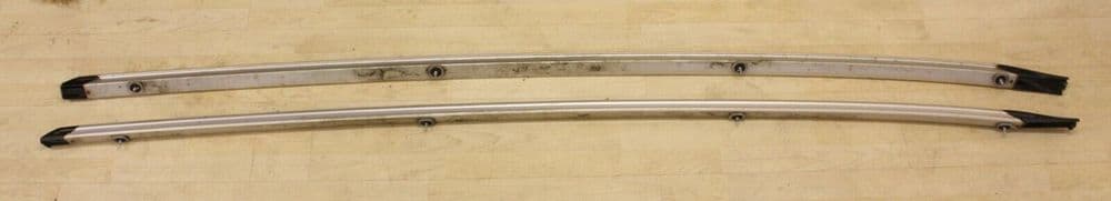 GENUINE FORD GALAXY MK3 SILVER ROOF RACK RAILS PAIR 2006 - 2014