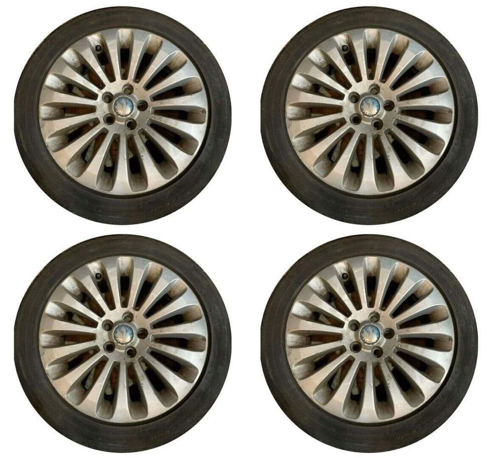 GENUINE FORD GALAXY MK4 15 SPOKE 17" ALLOY WHEEL SET x 4 SILVER 2015 - 2022