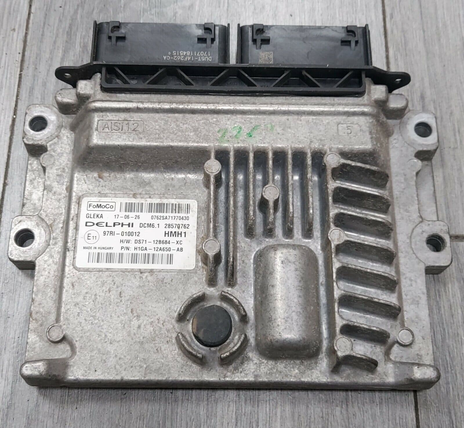 GENUINE FORD GALAXY MK4 2 0 TDCi AUTO ECU PCM COMPUTER H1GA-12650-AB ...