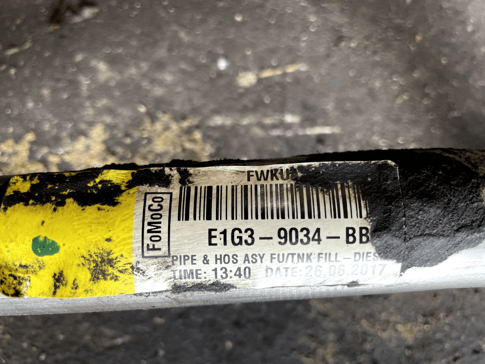 GENUINE FORD GALAXY MK4 S-MAX DIESEL FUEL FILLER NECK TANK PIPE 2015 - 2020