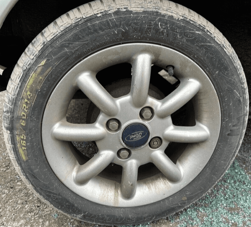 GENUINE FORD KA MK1 14" ALLOY WHEEL 8 SPOKE 165/60/14 3S5J-1007-AA 1996 ...