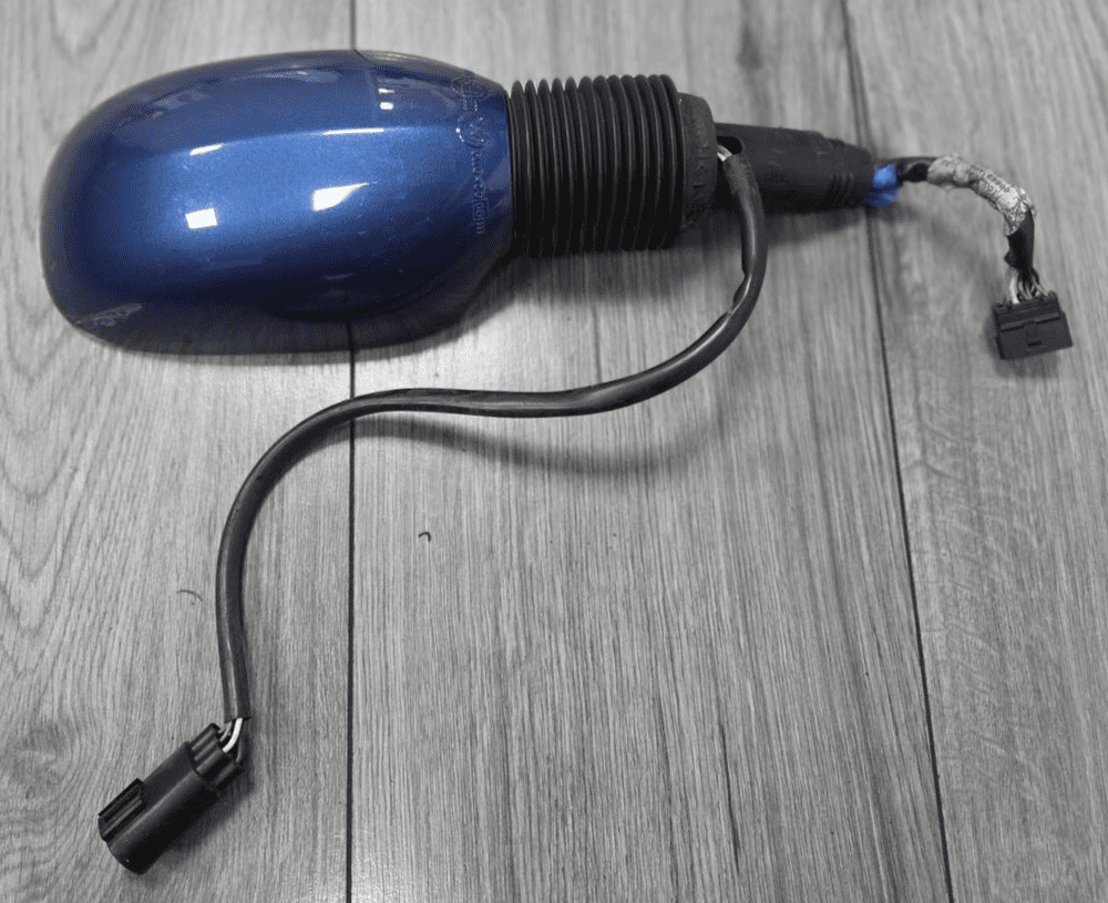 GENUINE FORD KA MK1 ELECTRIC DRIVER RIGHT WING MIRROR OCEAN BLUE 1996 ...