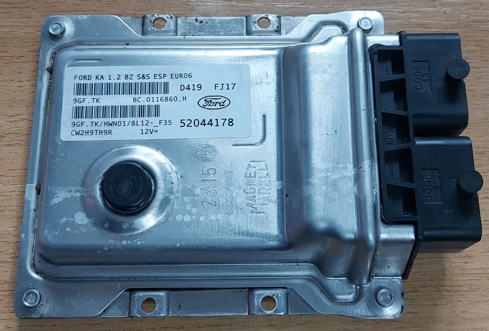 GENUINE FORD KA MK2 1 2 ENGINE ECU COMPUTER MODULE FS51-12A650-FB 2011-2015