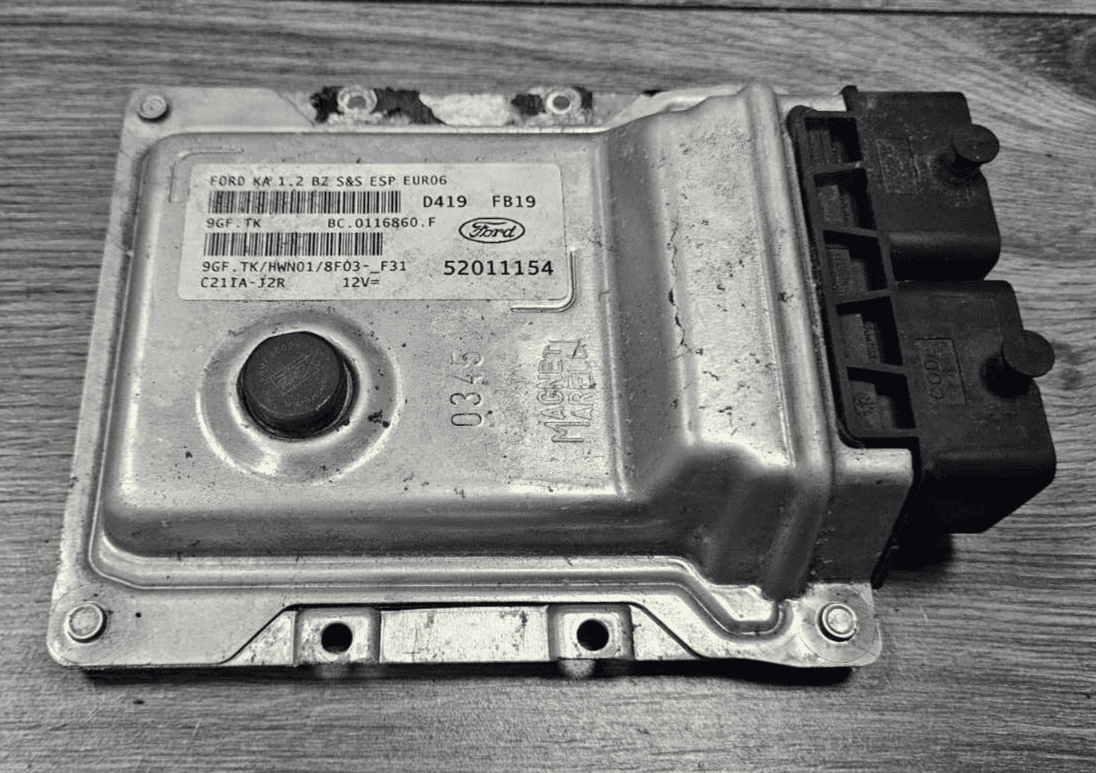 GENUINE FORD KA MK2 1 2 PETROL ECU PCM CONTROL MODULE 52011154 2009 - 2016