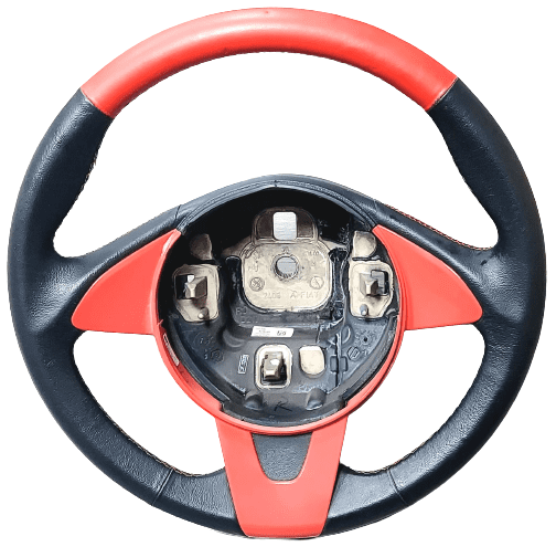 GENUINE FORD KA MK2 3 SPOKE STEERING WHEEL WITH RED STITCHING 2009-2016