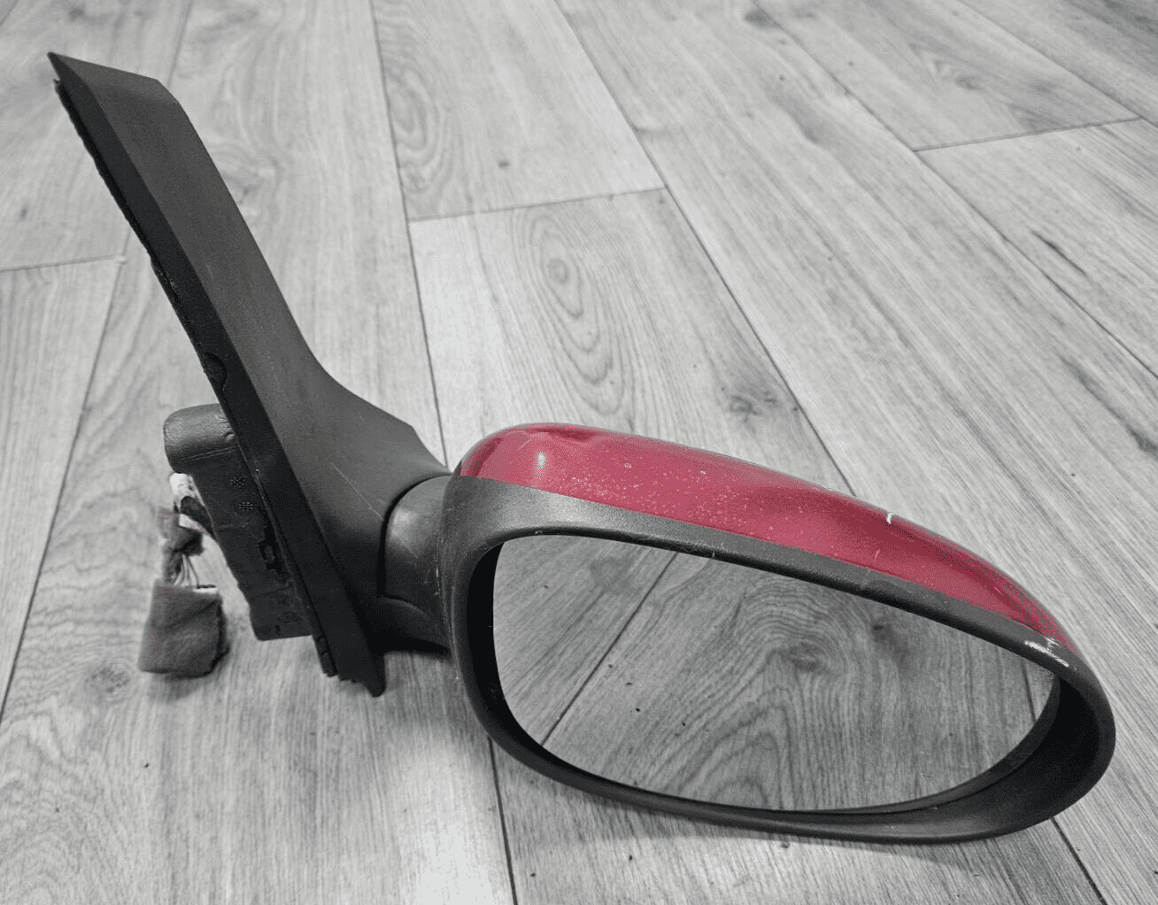 GENUINE FORD KA MK2 ELECTRIC DRIVER RIGHT WING MIRROR BLUSH RED 2009 - 2016