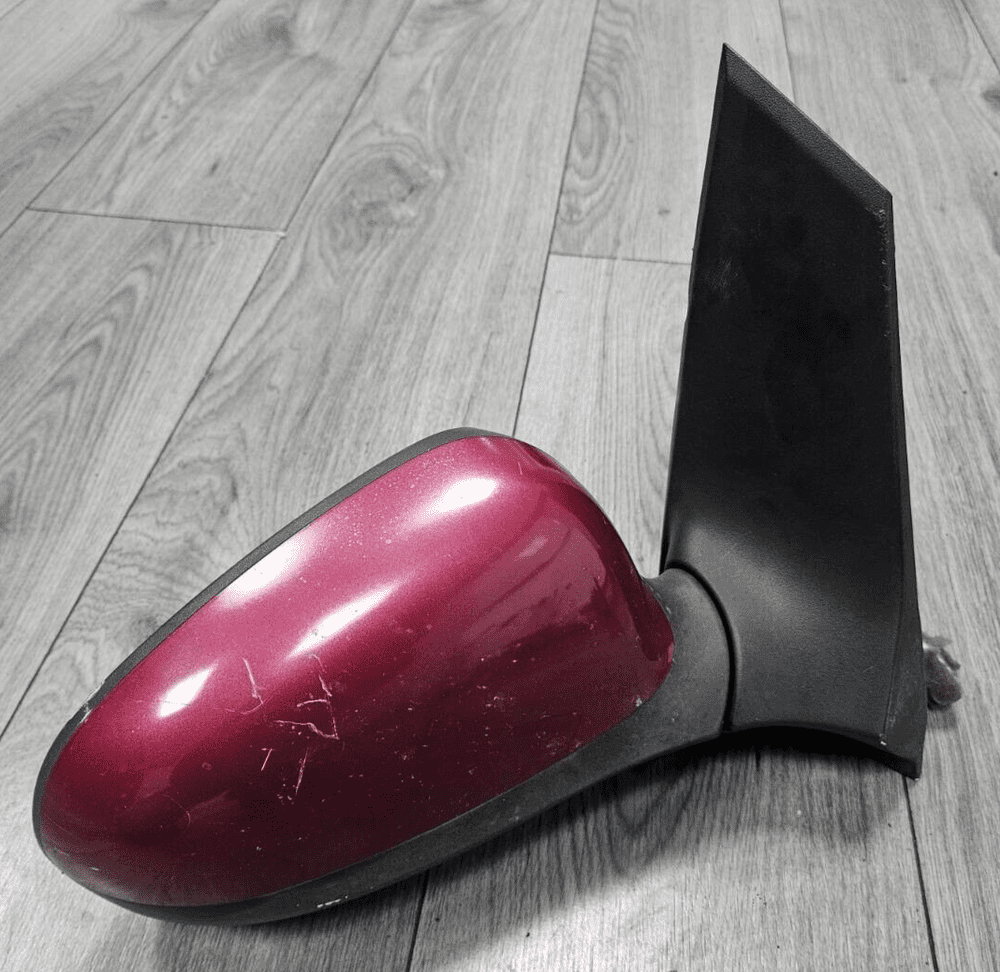 GENUINE FORD KA MK2 ELECTRIC DRIVER RIGHT WING MIRROR BLUSH RED 2009 - 2016
