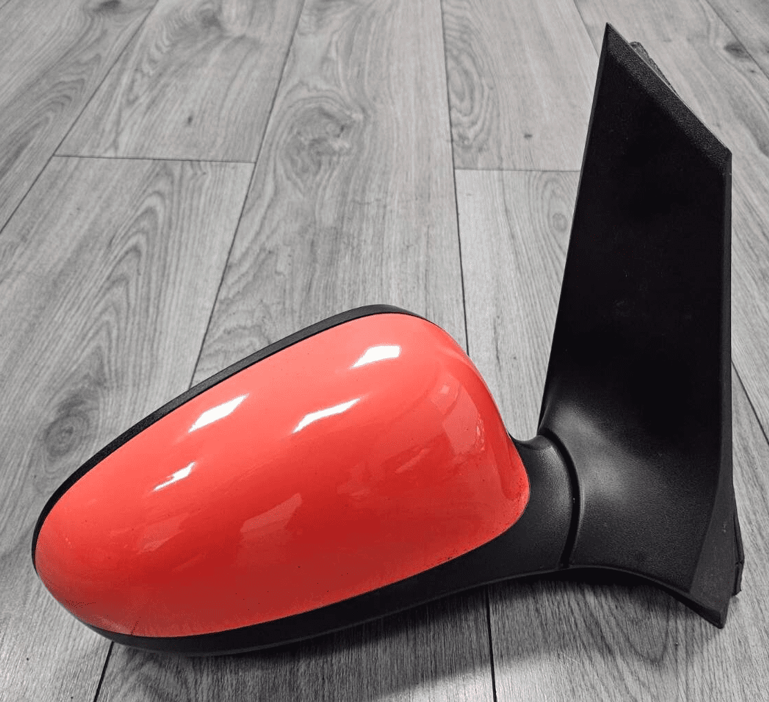 GENUINE FORD KA MK2 ELECTRIC DRIVER RIGHT WING MIRROR SUNRISE RED 2009 ...