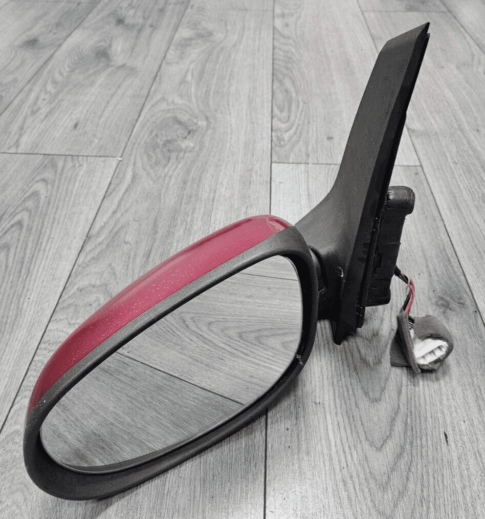 GENUINE FORD KA MK2 ELECTRIC PASSENGER LEFT WING MIRROR BLUSH RED 2009 ...