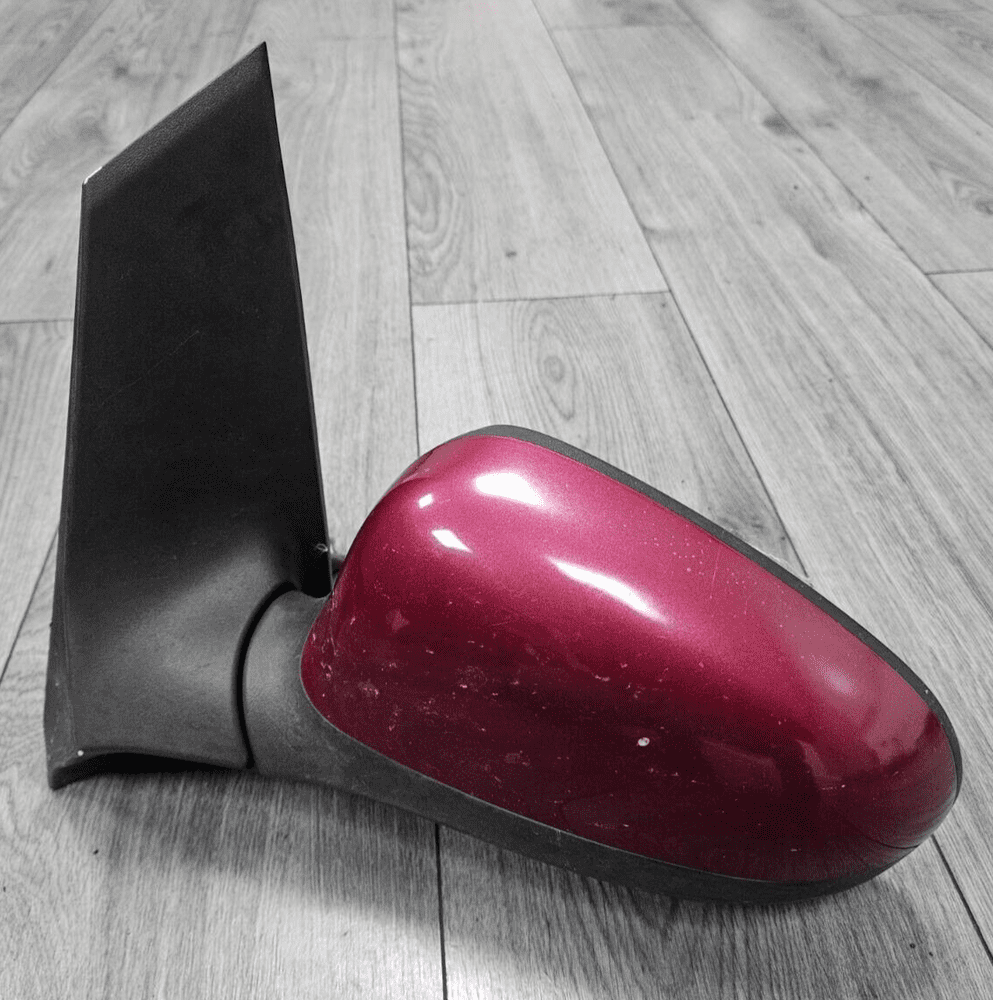 GENUINE FORD KA MK2 ELECTRIC PASSENGER LEFT WING MIRROR BLUSH RED 2009 ...