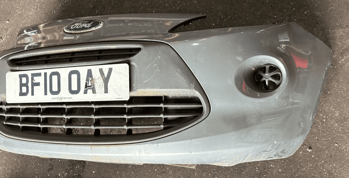 GENUINE FORD KA MK2 FRONT BUMPER GRILL GREY STROBE METALLIC 2009 - 2016