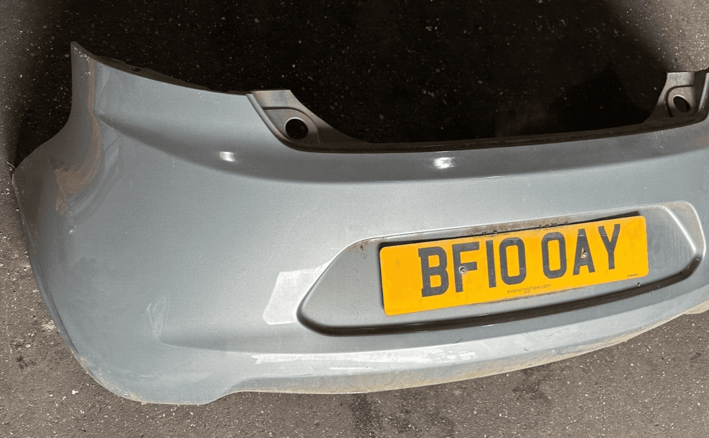 GENUINE FORD KA MK2 REAR BACK BUMPER GREY STROBE METALLIC 2009 - 2016