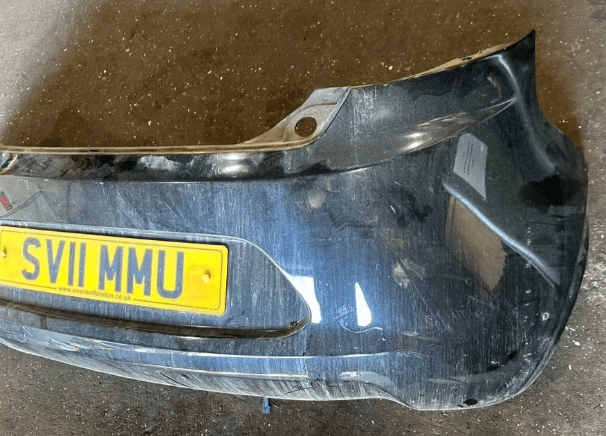 GENUINE FORD KA MK2 REAR BACK BUMPER MIDNIGHT BLACK 2009 - 2016 2