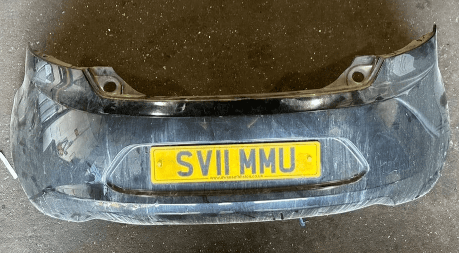 GENUINE FORD KA MK2 REAR BACK BUMPER MIDNIGHT BLACK 2009 - 2016 2