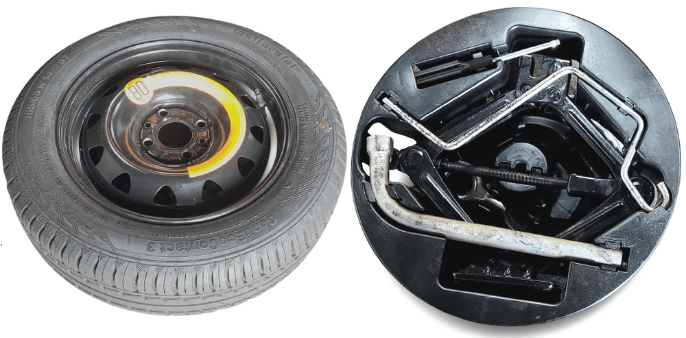 GENUINE FORD KA MK2 SPARE 14" STEEL WHEEL JACK BRACE TOOL KIT 2009 - 2016