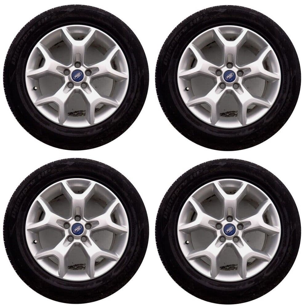 GENUINE FORD KUGA MK2 17" 5 SPOKE SILVER ALLOY WHEEL SET x 4 2013 - 2020