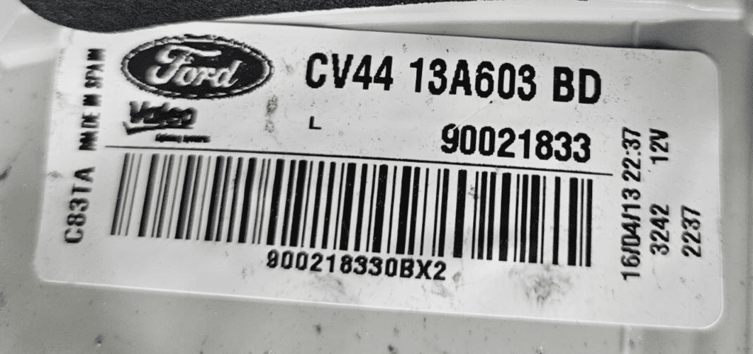 GENUINE FORD KUGA MK2 PASSENGER REAR INNER TAIL LIGHT CV44-13A603-BG ...