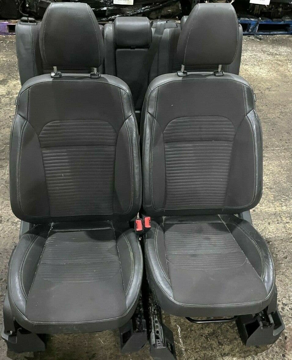 GENUINE FORD KUGA MK2 TITANIUM BLACK HALF LEATHER INTERIOR SEATS 2016 ...