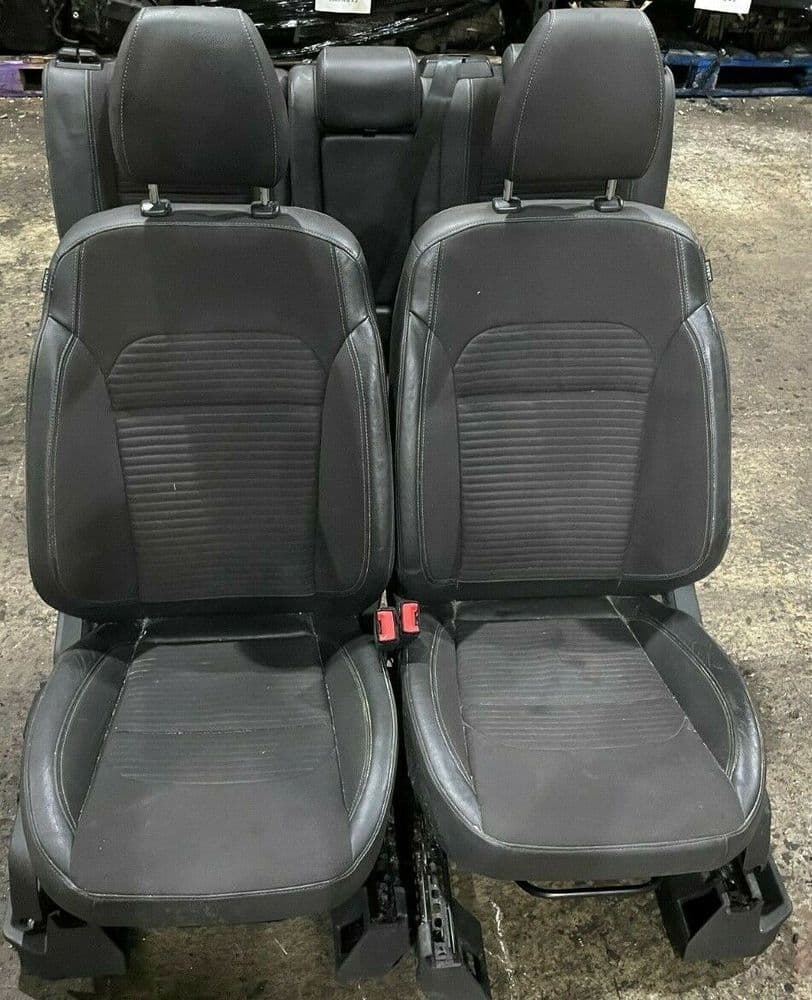 GENUINE FORD KUGA MK2 TITANIUM BLACK HALF LEATHER INTERIOR SEATS 2016 ...