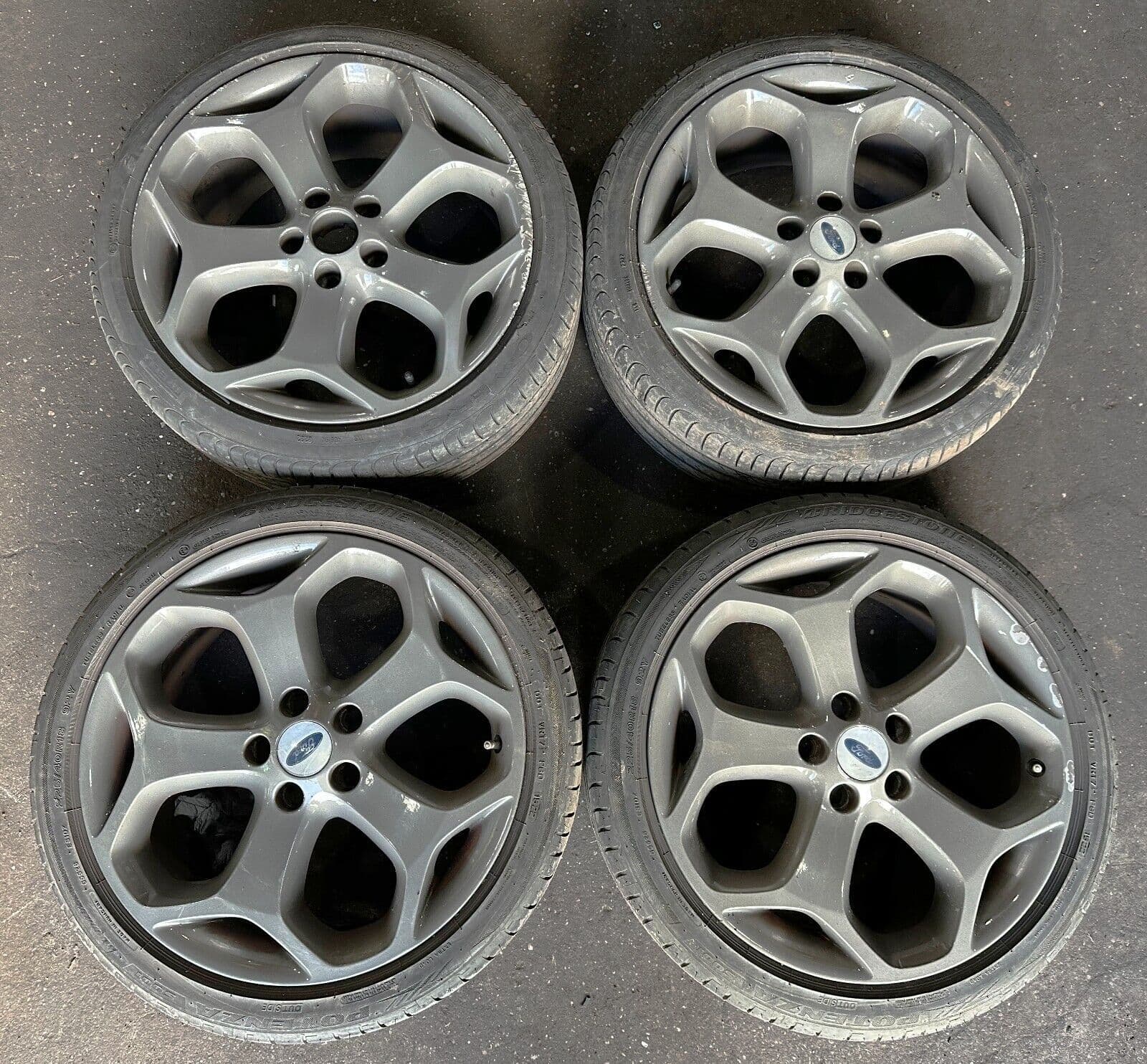 GENUINE FORD KUGA MK3 18" 5 SPOKE GREY ALLOY WHEEL SET x 4 2020 - 2025