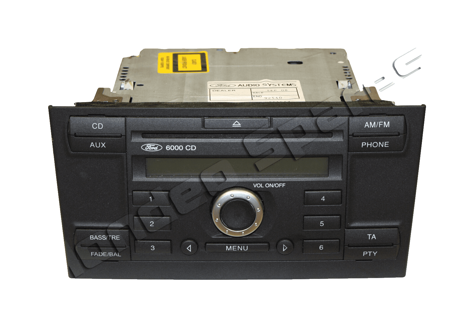 GENUINE FORD MONDEO MK3 6000 CD PLAYER HEAD UNIT RADIO WITH CODE 2004 ...