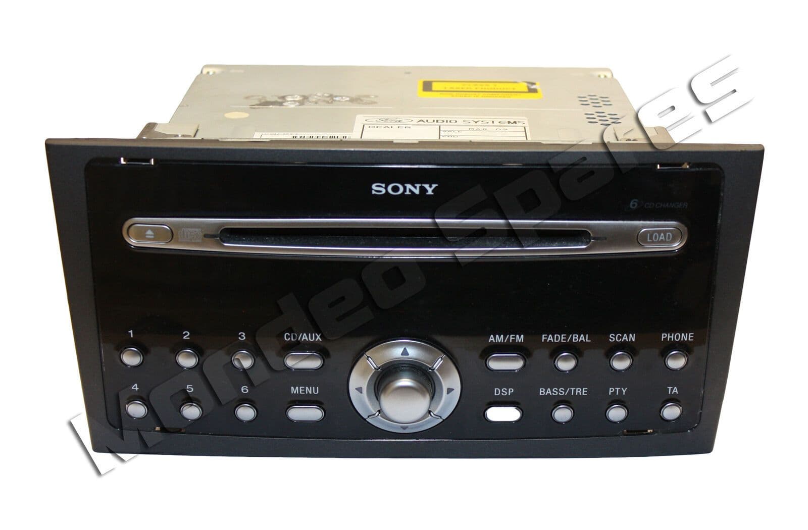 GENUINE FORD MONDEO MK3 GHIA X ST SONY 6 CD PLAYER RADIO CODE 2004 - 2007