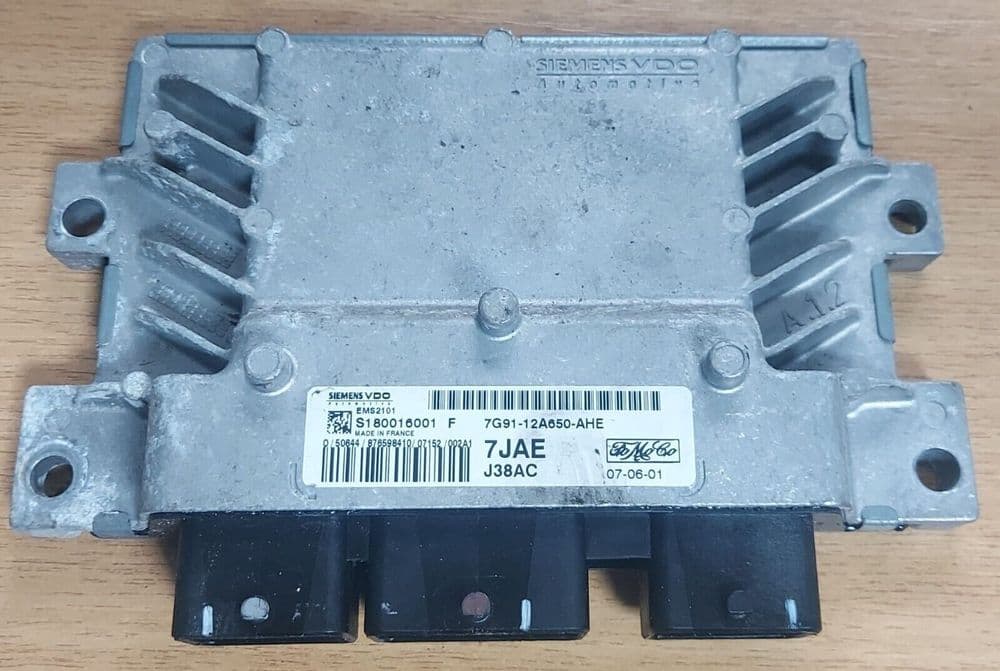 GENUINE FORD MONDEO MK4 1 6 PETROL ENGINE ECU 7G91-12A650-AHG 7JAE 2007-2014