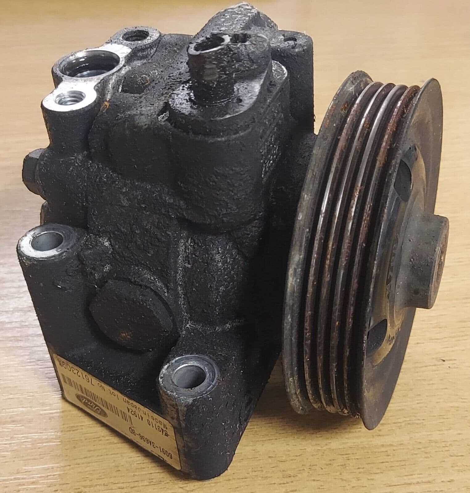 GENUINE FORD MONDEO MK4 1 6 PETROL POWER STEERING PUMP 6G91-3A696-BE ...