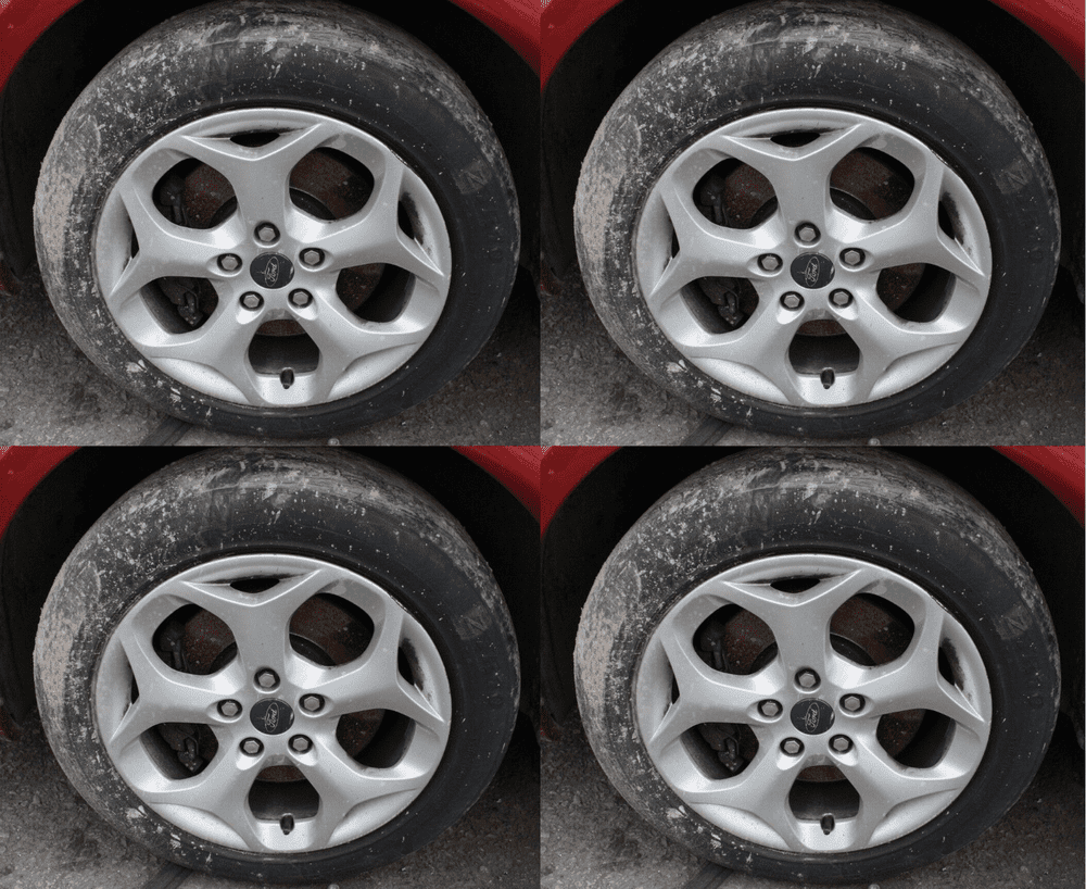 GENUINE FORD MONDEO MK4 5 SPOKE 16 INCH ALLOY WHEEL SET X4 SILVER 2007 ...