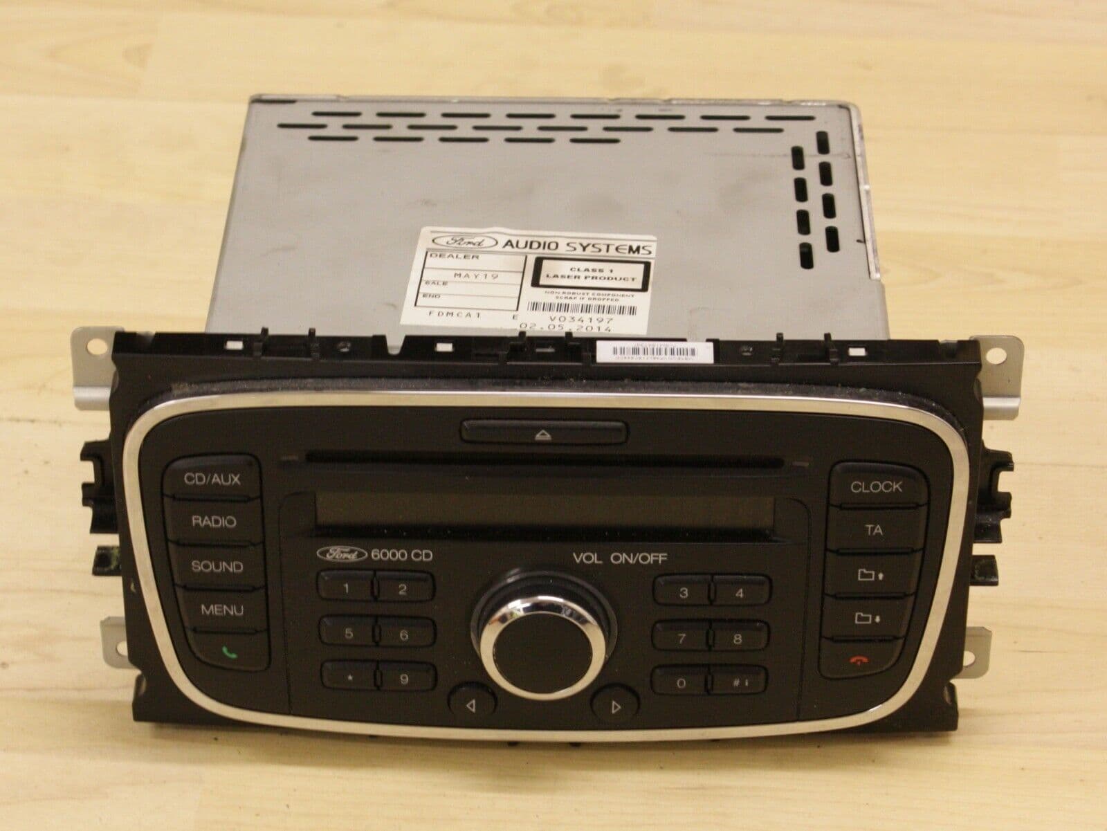 GENUINE FORD MONDEO MK4 6000 CD PLAYER RADIO W/ CODE BS7T-18C815-AH ...
