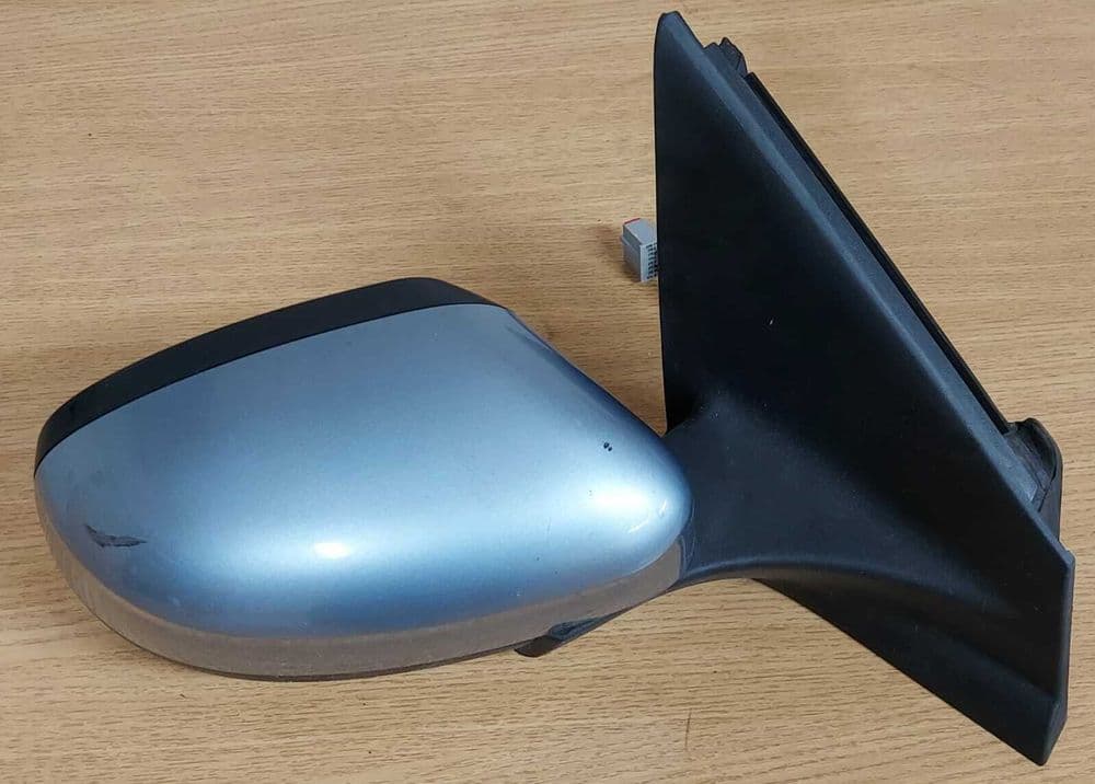 GENUINE FORD MONDEO MK4 DRIVER RIGHT WING MIRROR IN TONIC BLUE 2007 - 2010