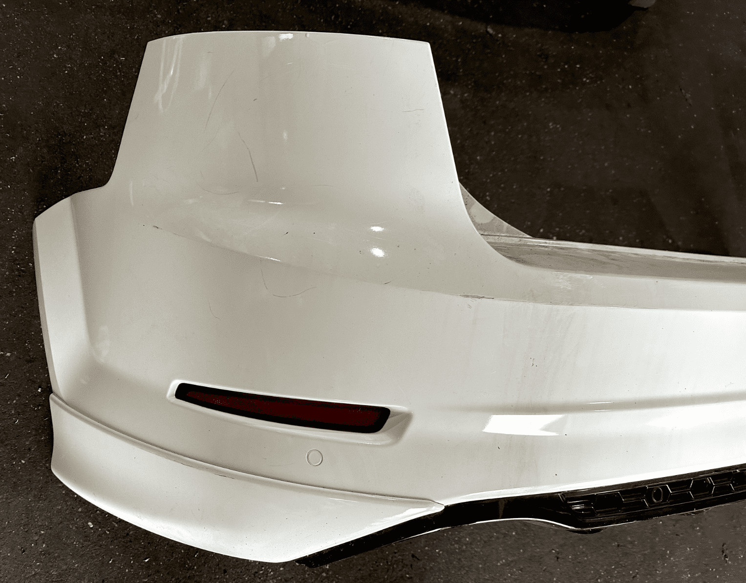 GENUINE FORD MONDEO MK4 HATCHBACK REAR BUMPER TITANIUM X SPORT WHITE ...