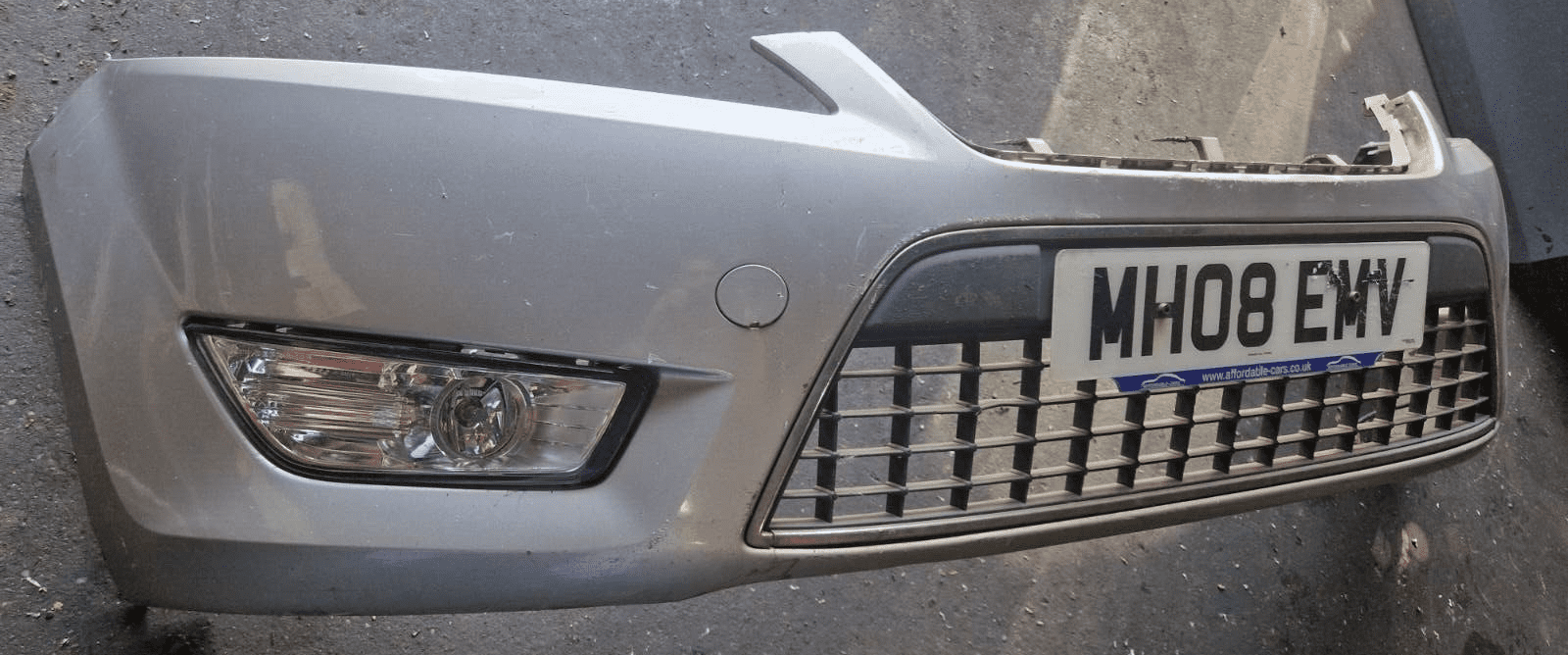 GENUINE FORD MONDEO MK4 STARDUST SILVER FRONT BUMPER 2007 - 2010