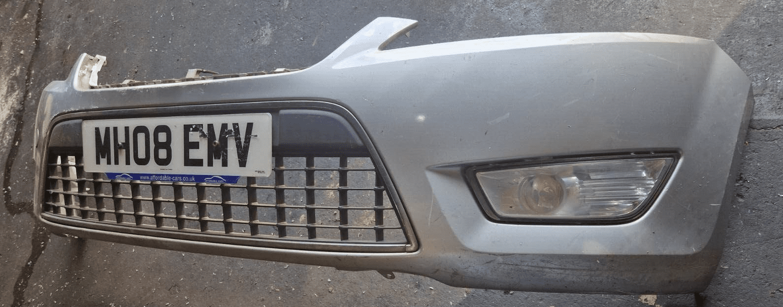 GENUINE FORD MONDEO MK4 STARDUST SILVER FRONT BUMPER 2007 - 2010