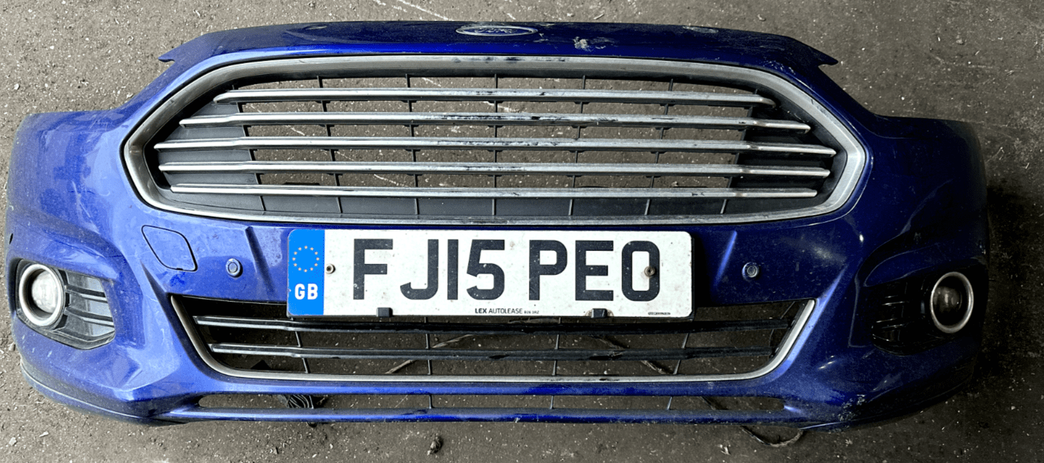 GENUINE FORD MONDEO MK5 FRONT BUMPER DEEP IMPACT BLUE COMPLETE 2015 - 2019