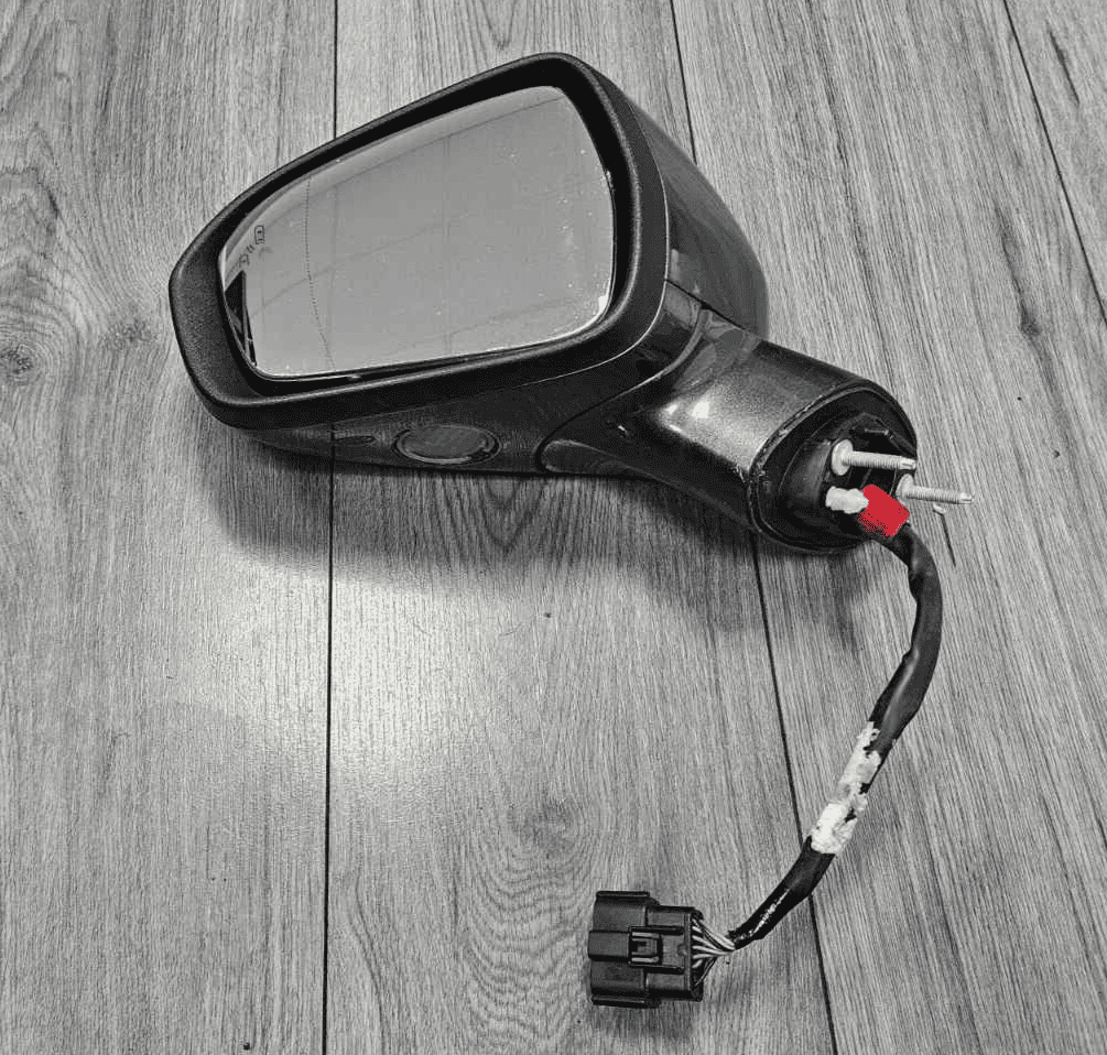 GENUINE FORD MONDEO MK5 PASSENGER POWERFOLD DIP BLIS WING MIRROR GREY ...