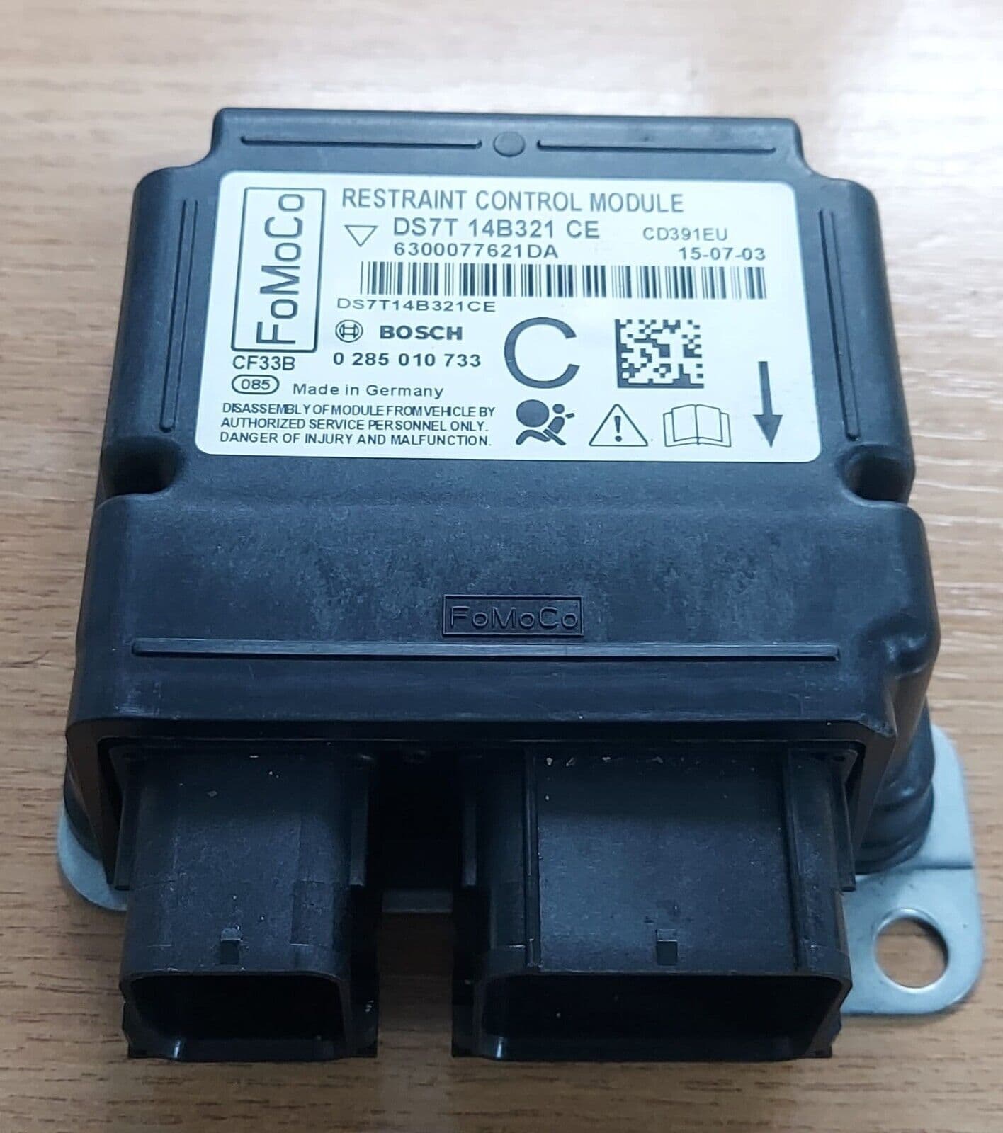 GENUINE FORD MONDEO MK5 RESTRAINT CONTROL MODULE DS7T-14B321-CF 2015-2019