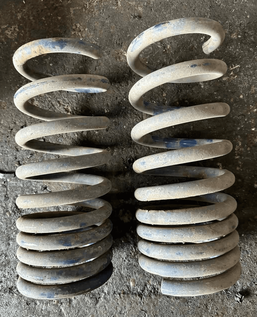 GENUINE FORD MUSTANG FRONT REAR SUSPENSION STRUT LOWERING SPRING SET ...