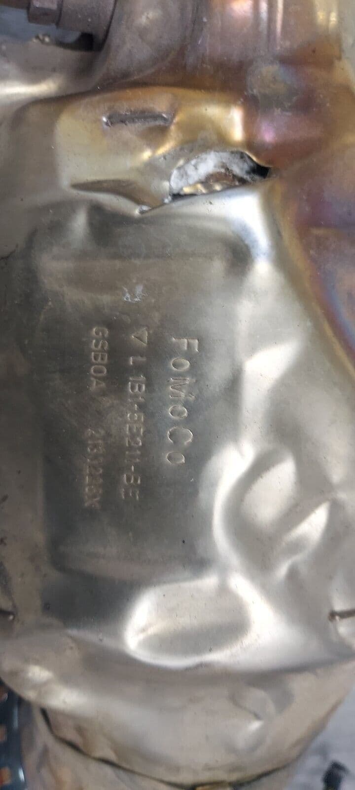 GENUINE FORD PUMA MK2 1 0 ECOBOOST PETROL HYBRID CATALYTIC CONVERTER ...