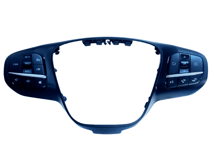 GENUINE FORD PUMA MK2 ST LINE X MATT BLACK STEERING WHEEL TRIM BUTONS ...