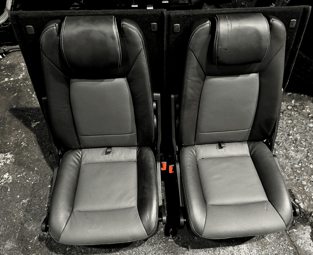 GENUINE FORD S-MAX BOOT 3RD ROW REAR FOLD DOWN PAIR SEATS LEATHER 2006 ...