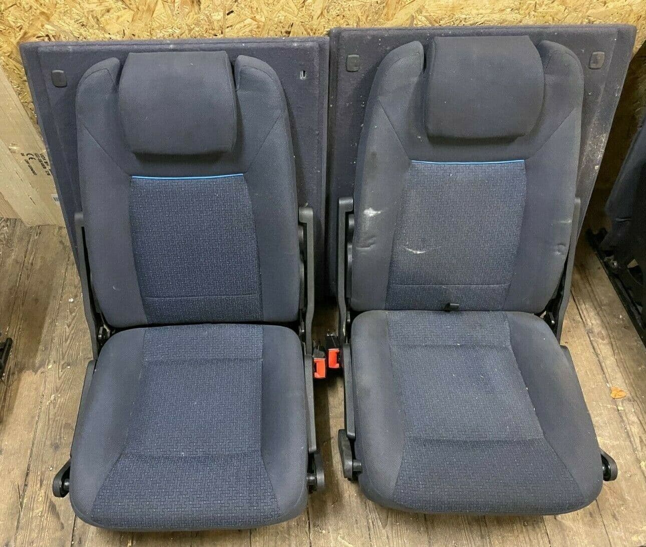 GENUINE FORD S-MAX BOOT 3RD ROW REAR FOLD DOWN PAIR SEATS ZETEC 2006 - 2013