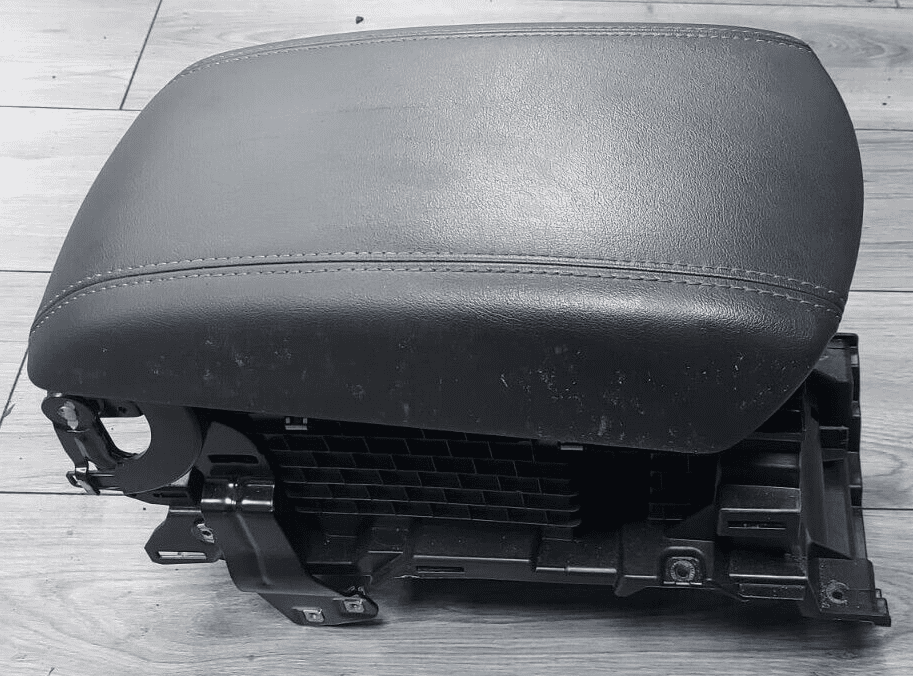 GENUINE FORD S-MAX CENTRE CONSOLE GLOVE BOX ARM REST BLACK LEATHER 2015 ...