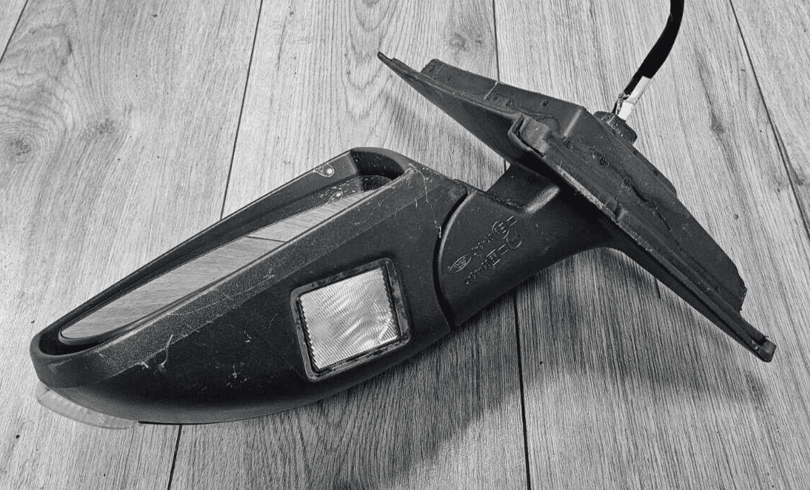 GENUINE FORD S-MAX MK1 PASSENGER LEFT WING MIRROR PUDDLE LIGHT BLACK ...