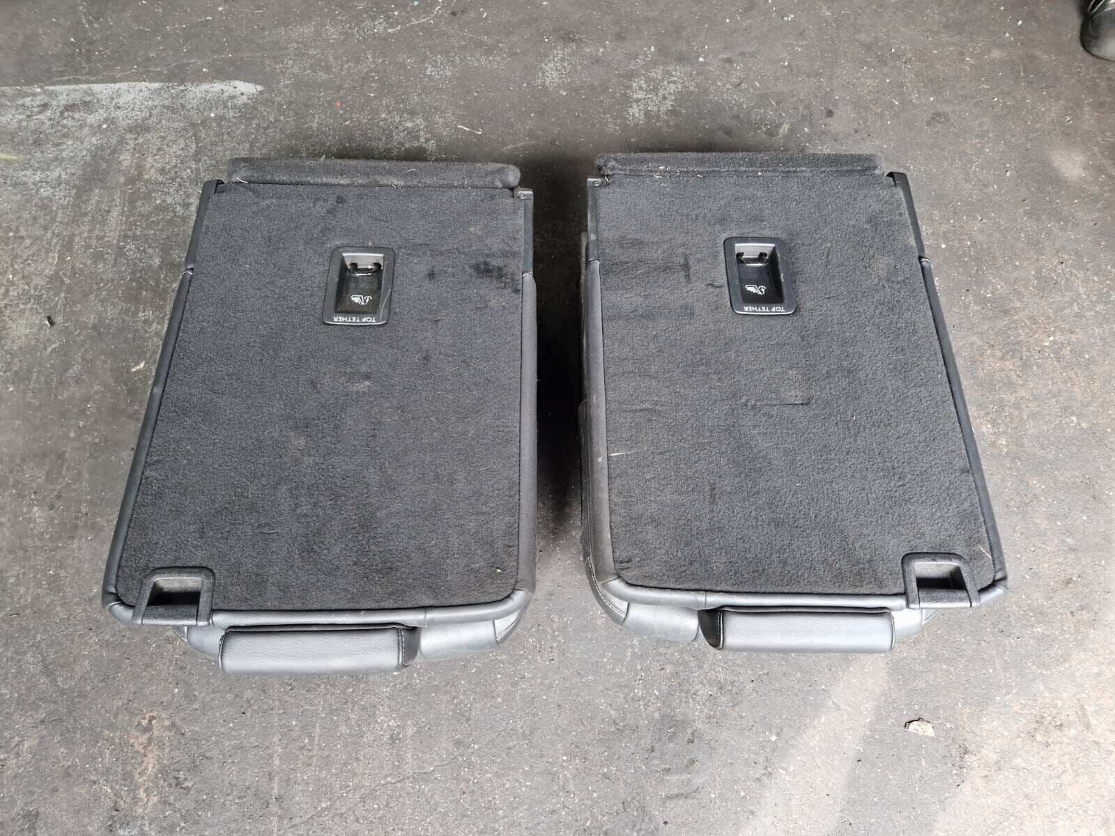 GENUINE FORD S-MAX MK2 BOOT REAR FOLD DOWN 3RD ROW LEATHER SEATS PAIR ...