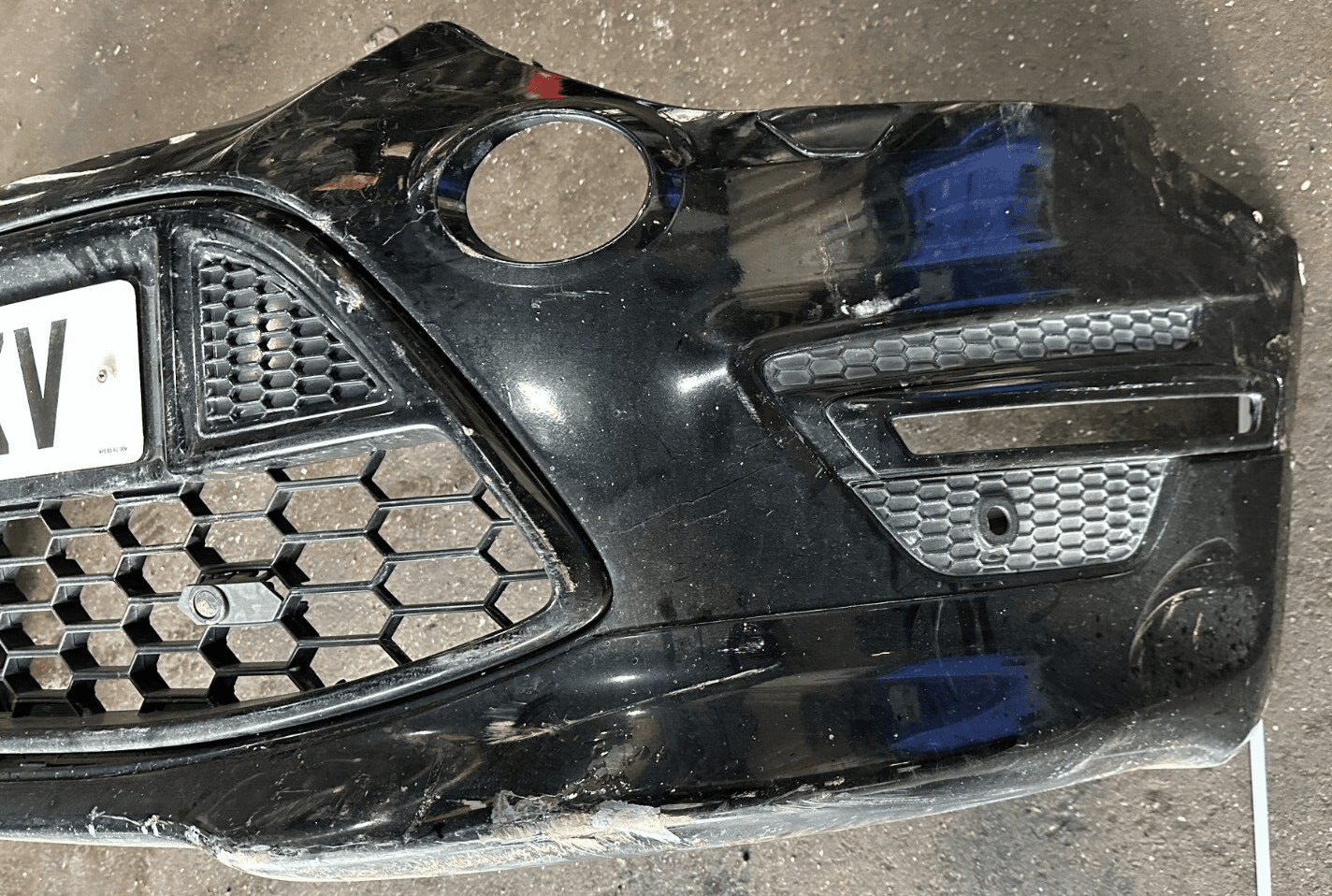 GENUINE FORD S-MAX TITANIUM X SPORT BLACK FRONT BUMPER WITH GRILLS 2010 ...